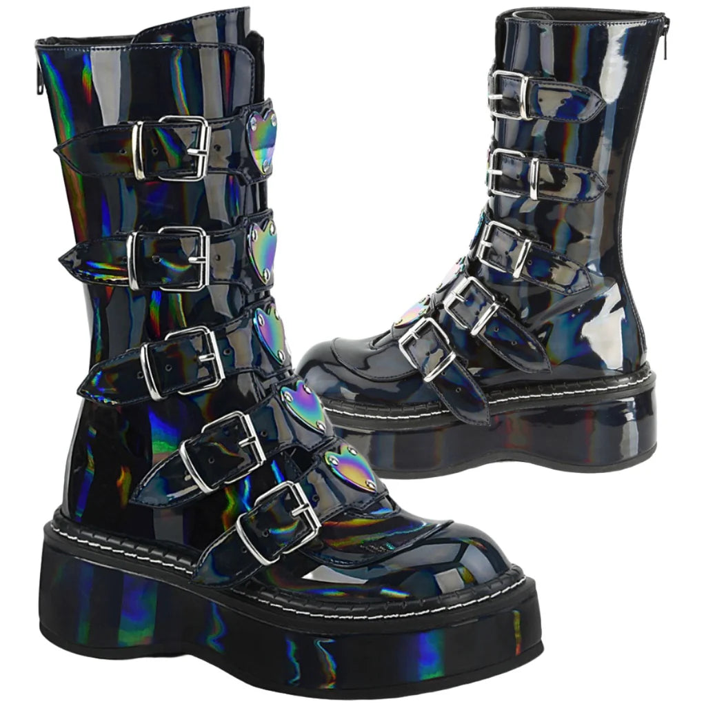 Holographic Heartbeat: Fall in Love with the DemoniaCult Emily-330 Boo – Angel Clothing