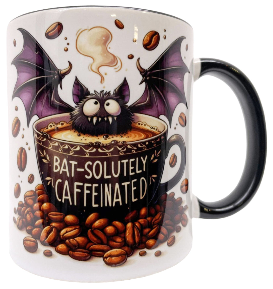 Bat Solutely Caffeinated Mug Art052 – Angel Clothing