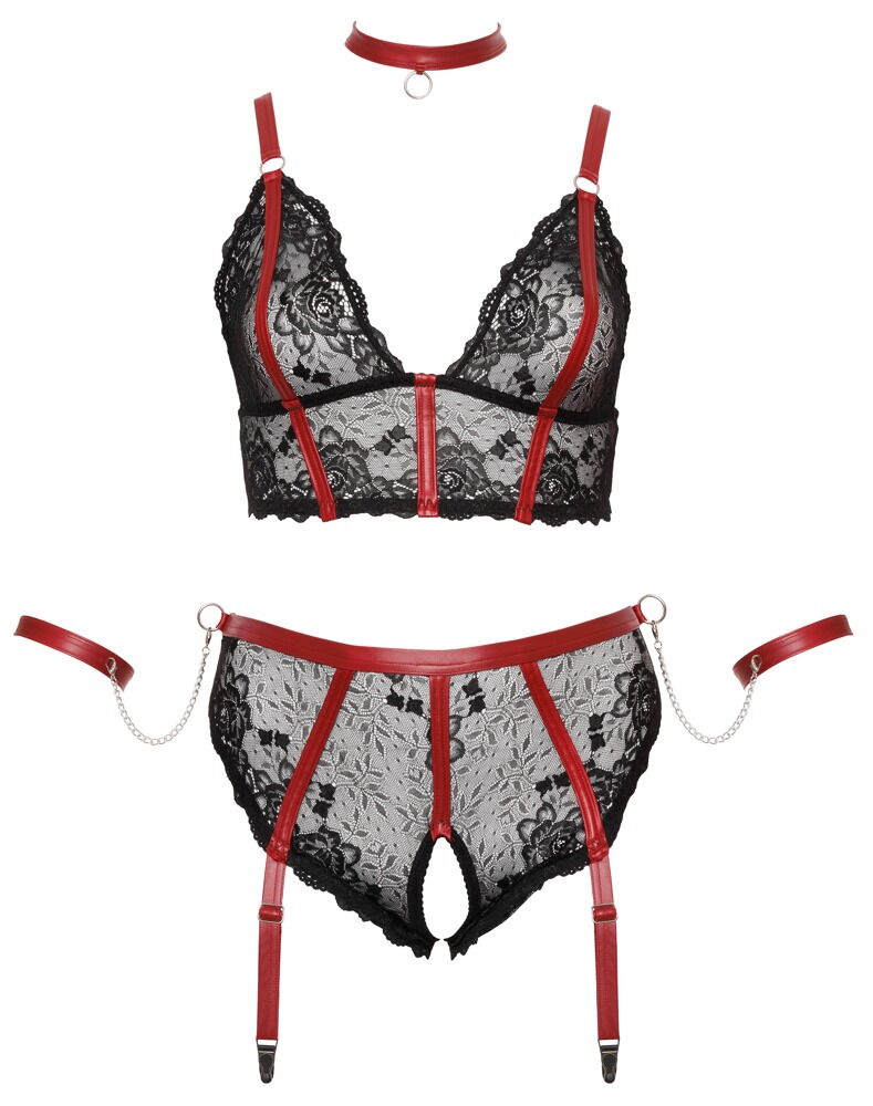 Cottelli Plus Size Set: Celebrate Your Curves in Red & Black – Angel ...