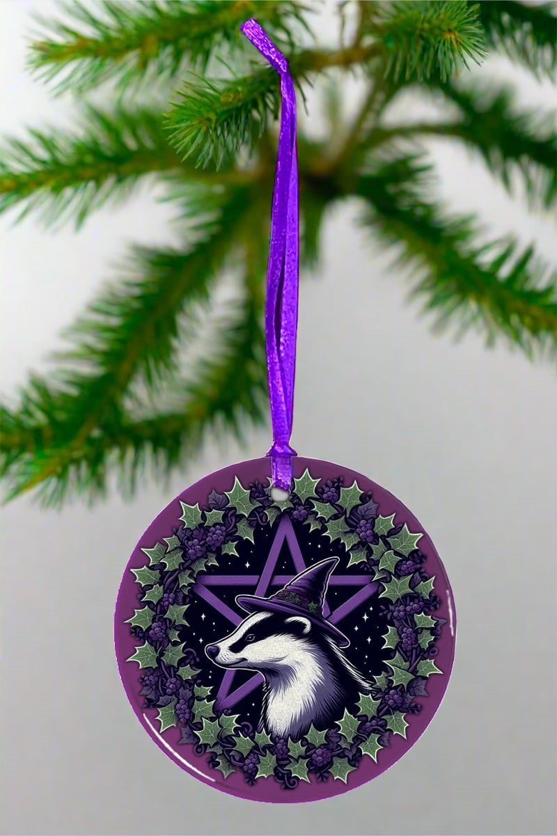 Oakhart Mystic Badger Christmas Ornament – Angel Clothing