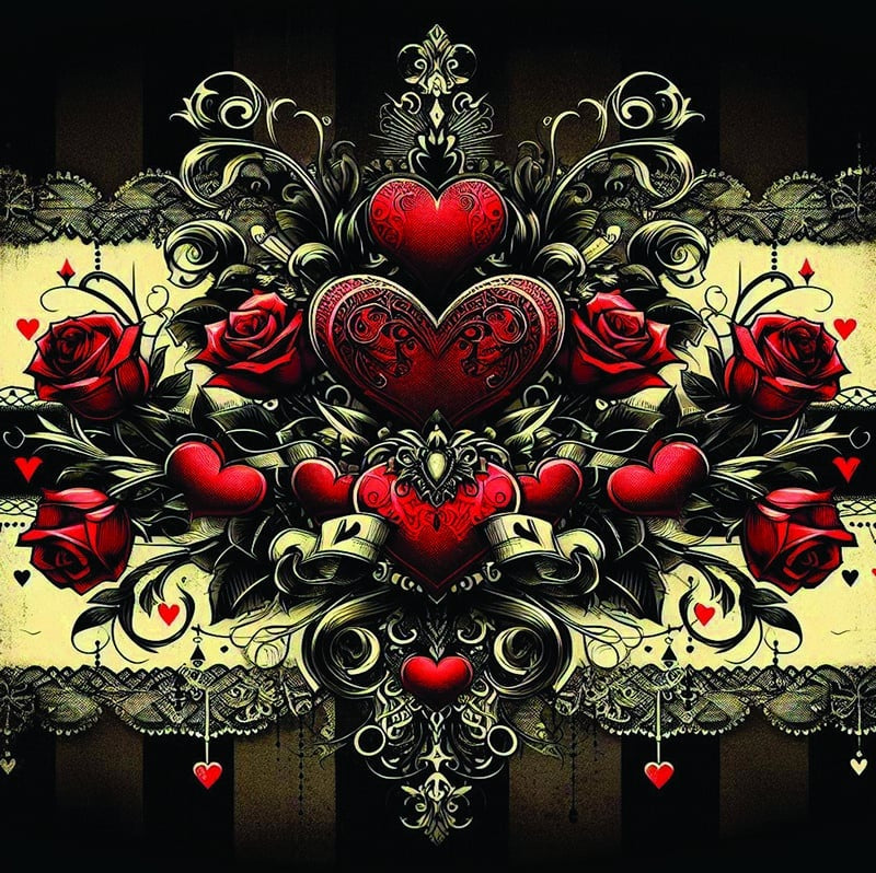 Oakhart Gothic Valentine Card – Angel Clothing