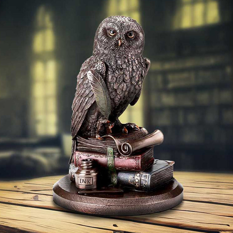 An Owls Tale Bronze Figurine – Angel Clothing