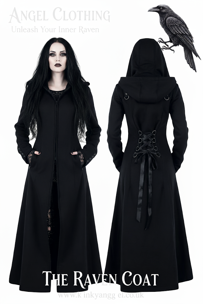 Poizen Industries Raven Coat – Angel Clothing