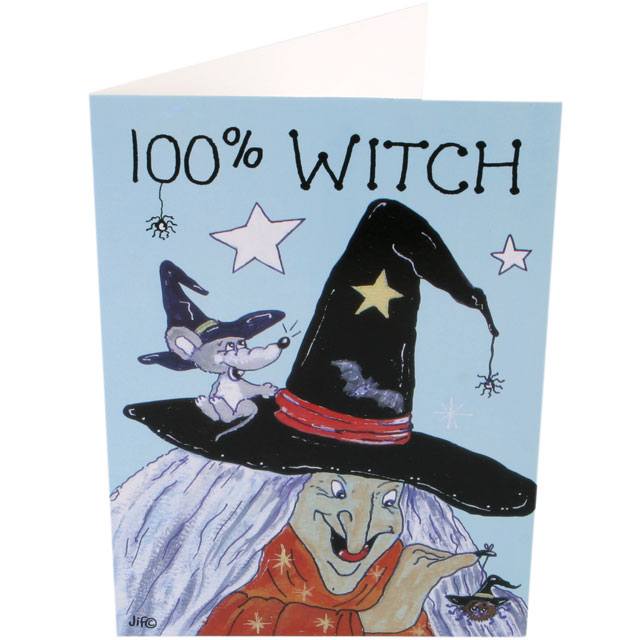 The 100 Percent Witch Card – Angel Clothing