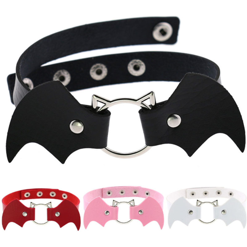 Gothic O Ring Bat Collar | Angel Clothing