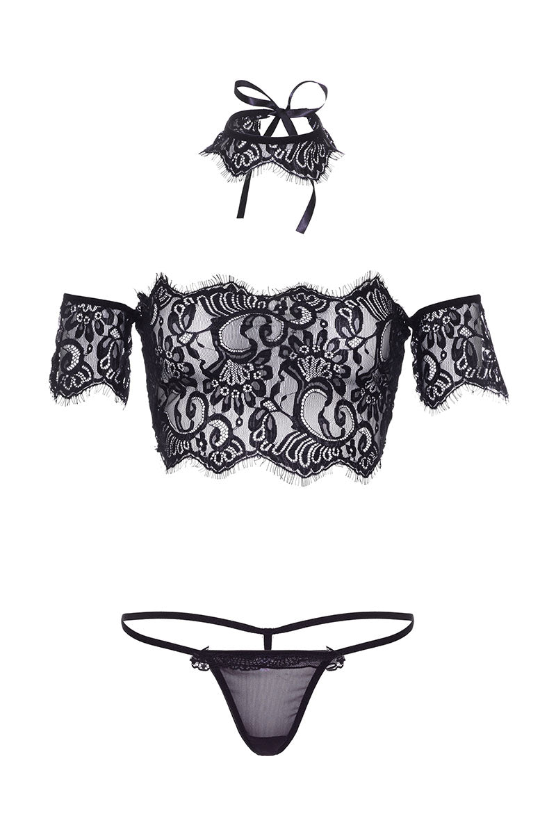 Leg Avenue Lace Top Set – Angel Clothing
