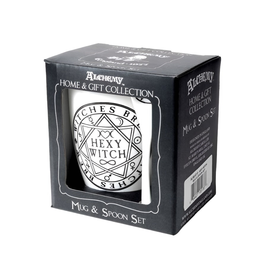 Alchemy Hexy Witch Mug and Spoon Set | Angel Clothing