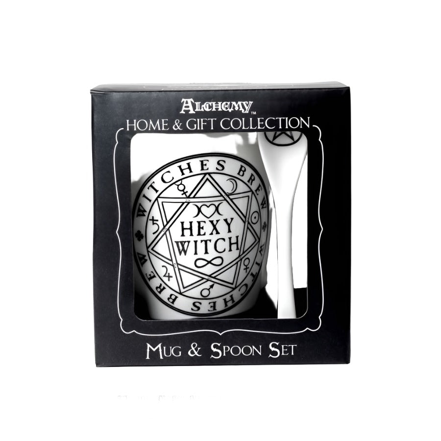 Alchemy Hexy Witch Mug and Spoon Set | Angel Clothing