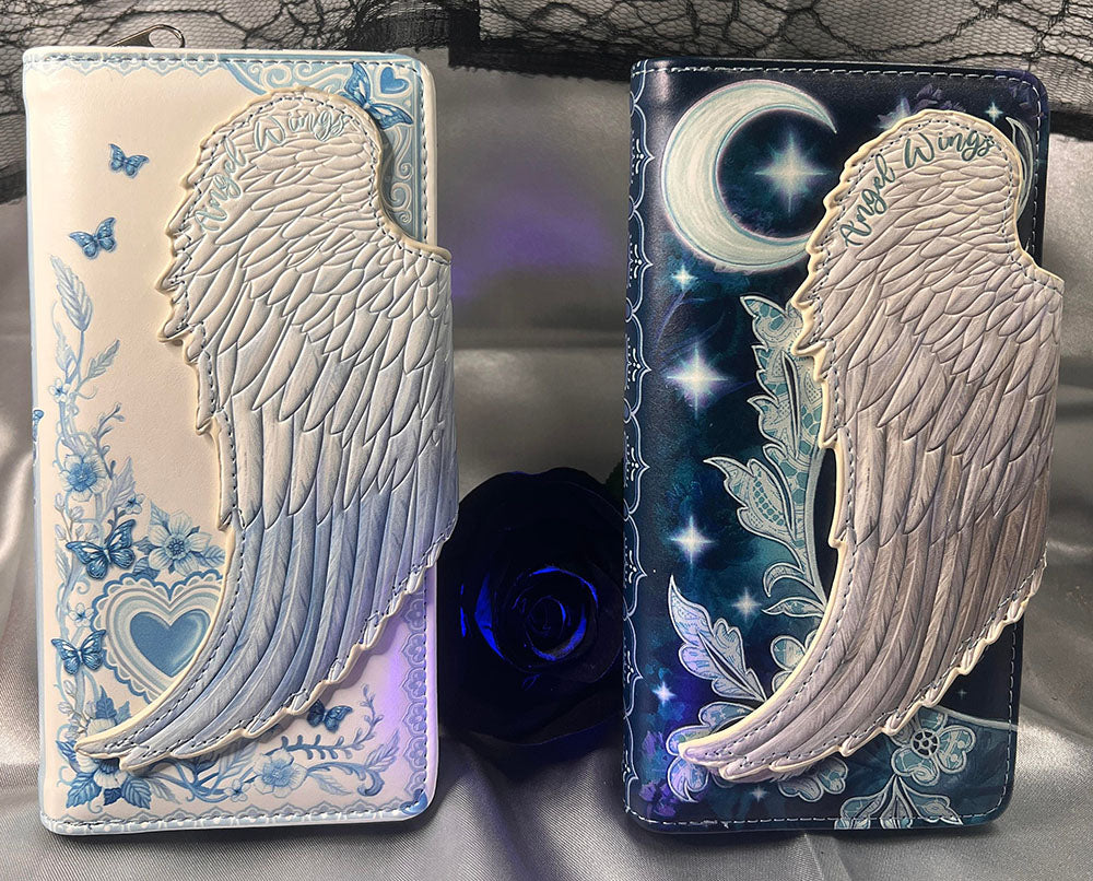 Angel Wings Embossed Purse | Angel Clothing