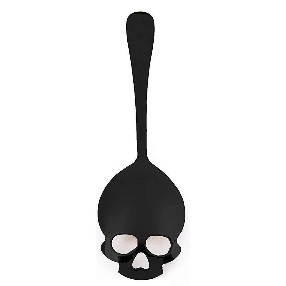 Gothic Skull Sugar Spoon Black | Angel Clothing