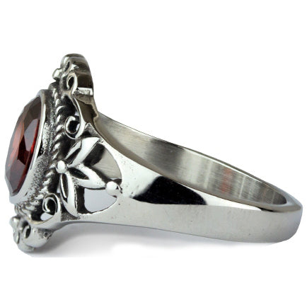 Echt etNox Red Victorian Goth Ring – Angel Clothing