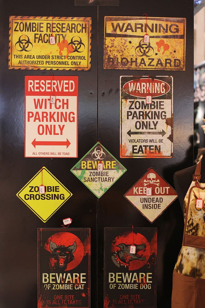Beware Zombie Sanctuary Sign | Angel Clothing