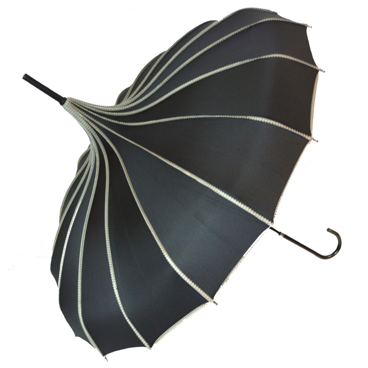 Black Gothic Pagoda Umbrella Parasol | Angel Clothing