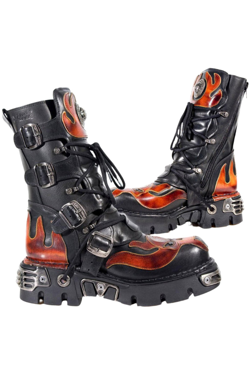 New Rock Flame Boots M.107-S1 | Angel Clothing