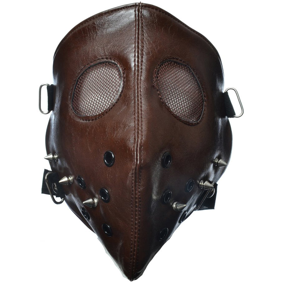 Poizen Brown Hannibal Full Face Mask | Angel Clothing