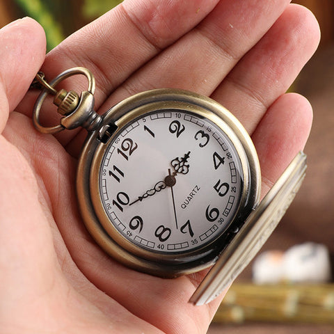 Alien Symbols Steampunk Pocket Watch on Necklace Chain | Angel Clothin ...